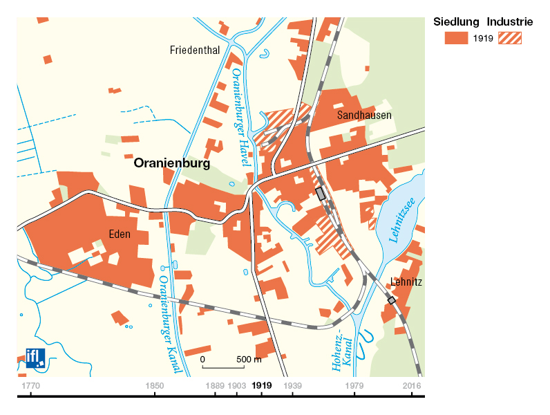 Stadtentwicklung von Oranienburg - http://landschaften-in-deutschland.de/